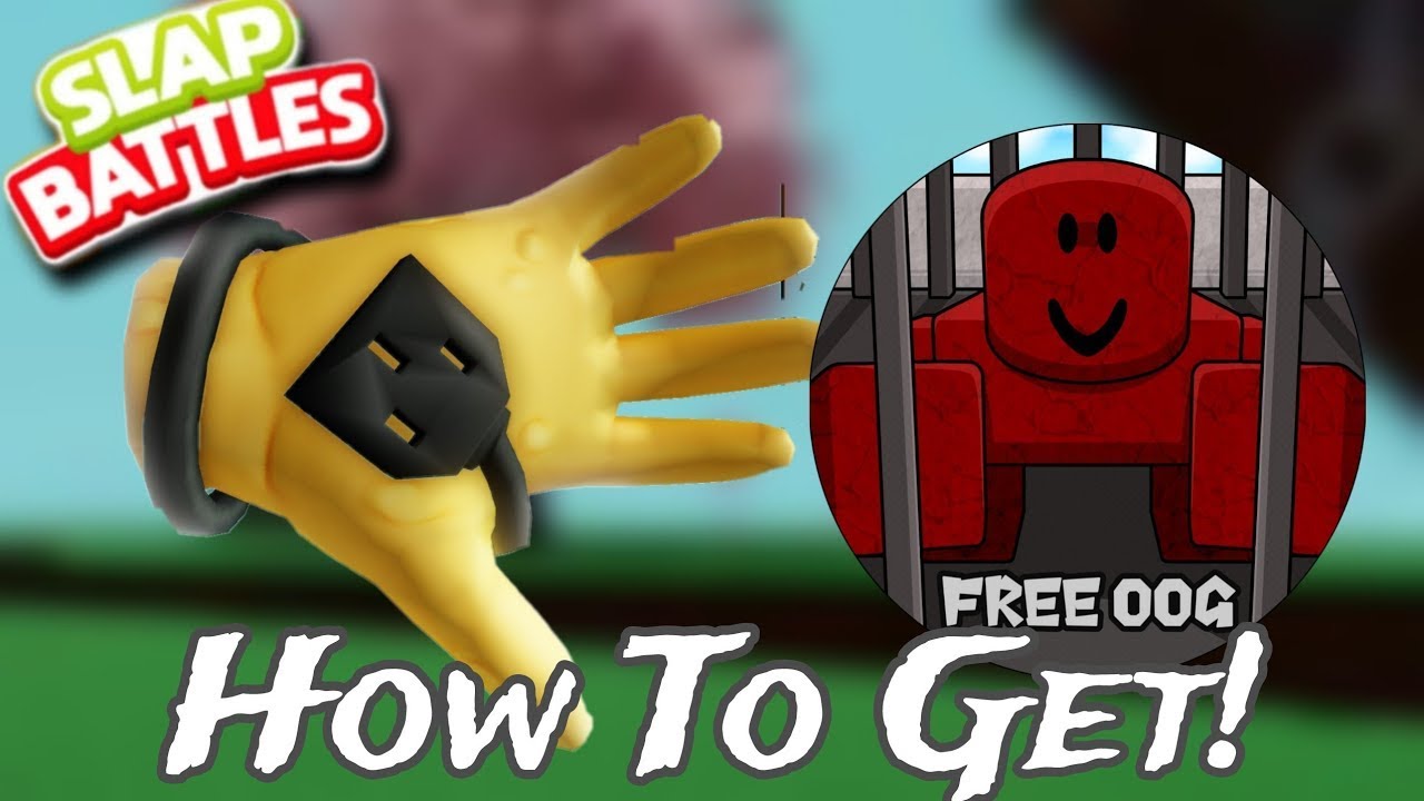 How to get the Fan glove and the "Free oog" badge in slap battles - YouTube