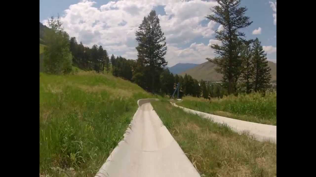 Jackson Hole WY. mountain slide - YouTube