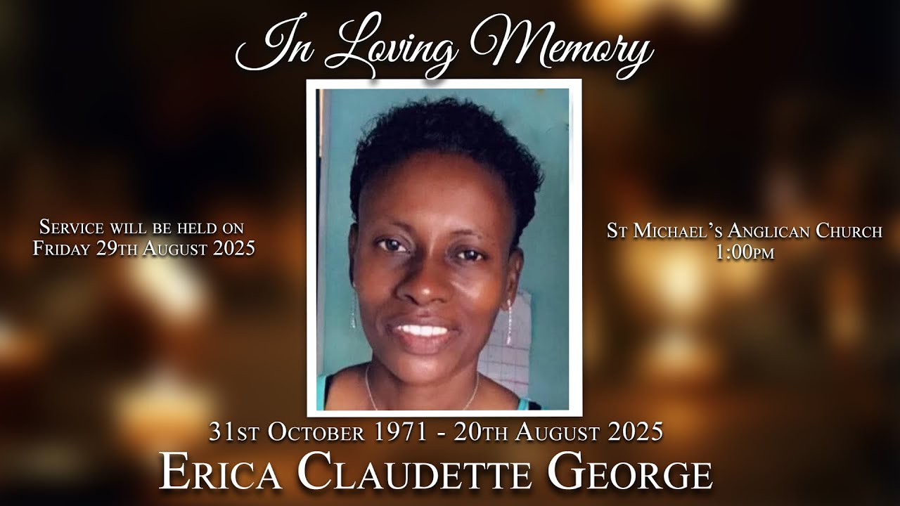 Celebrating The Life of Erica Claudette George - YouTube
