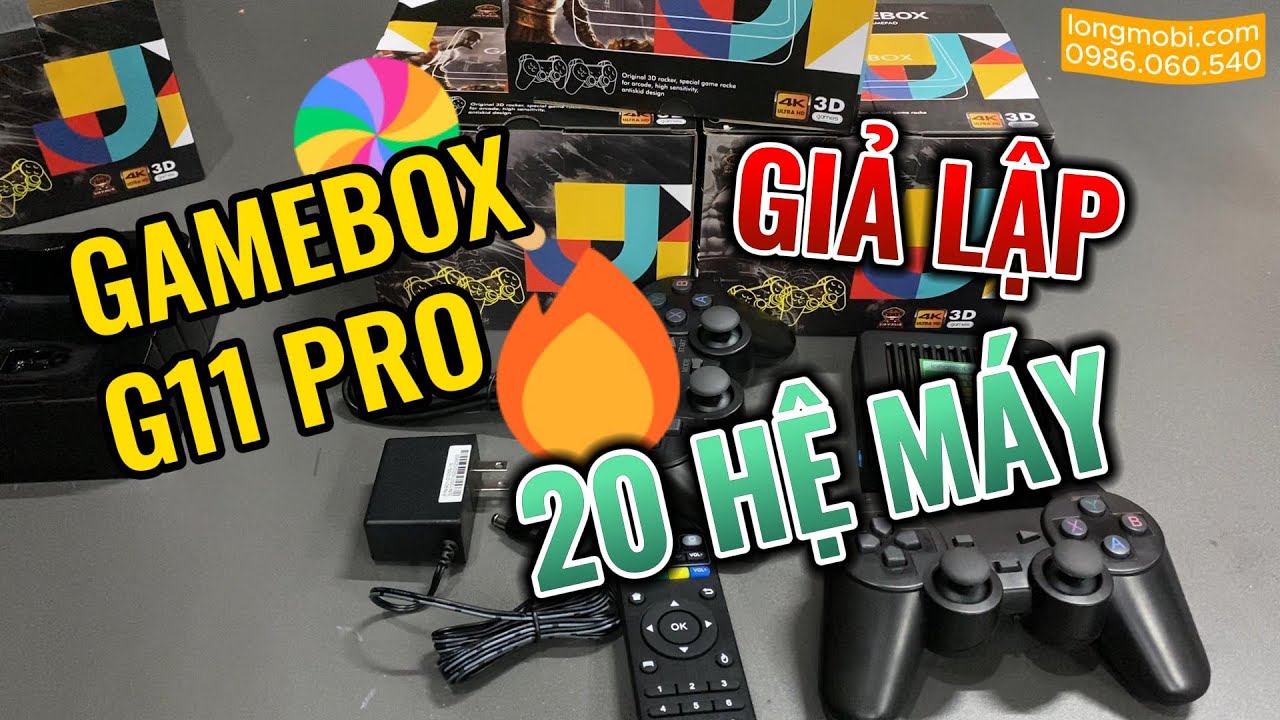 Gamebox G11 Pro Tv Box Chơi Game, Chip S905X3 cực mạnh, Hỗ trợ giả lập ...