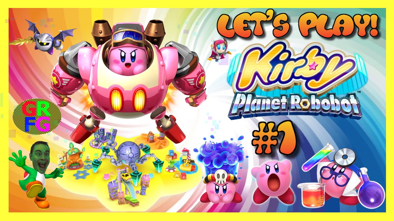 Kirby Planet Robobot on Nintendo 3DS: Walkthrough Gameplay - Intro ...