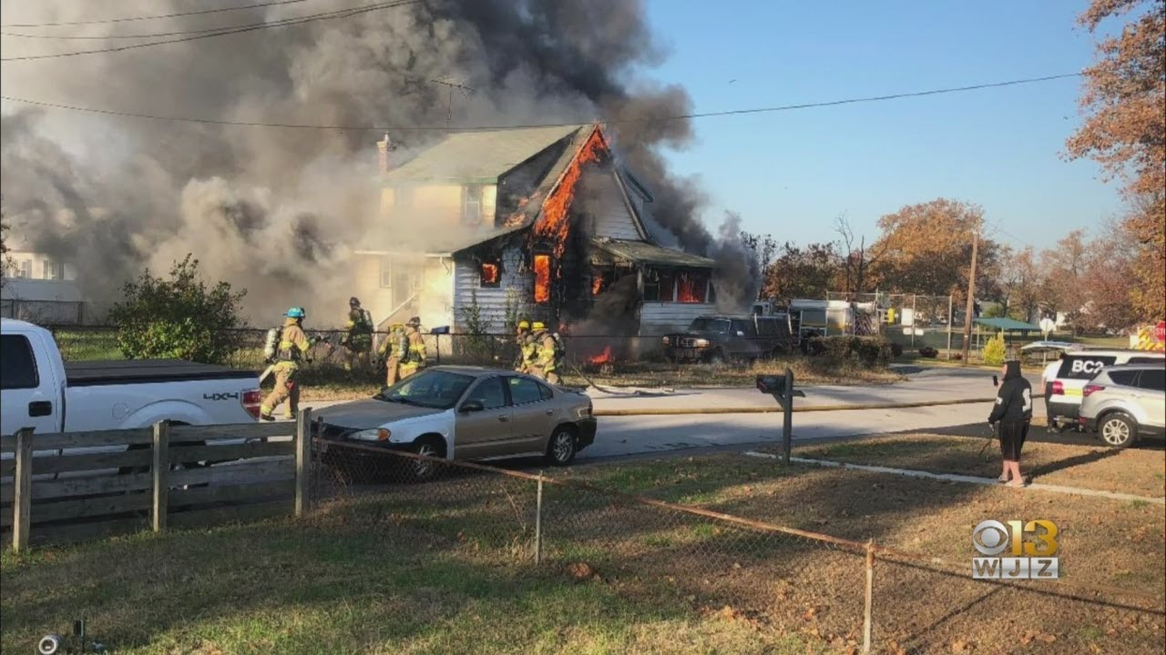 Gas Grill Leads To House Fire In Anne Arundel County - YouTube
