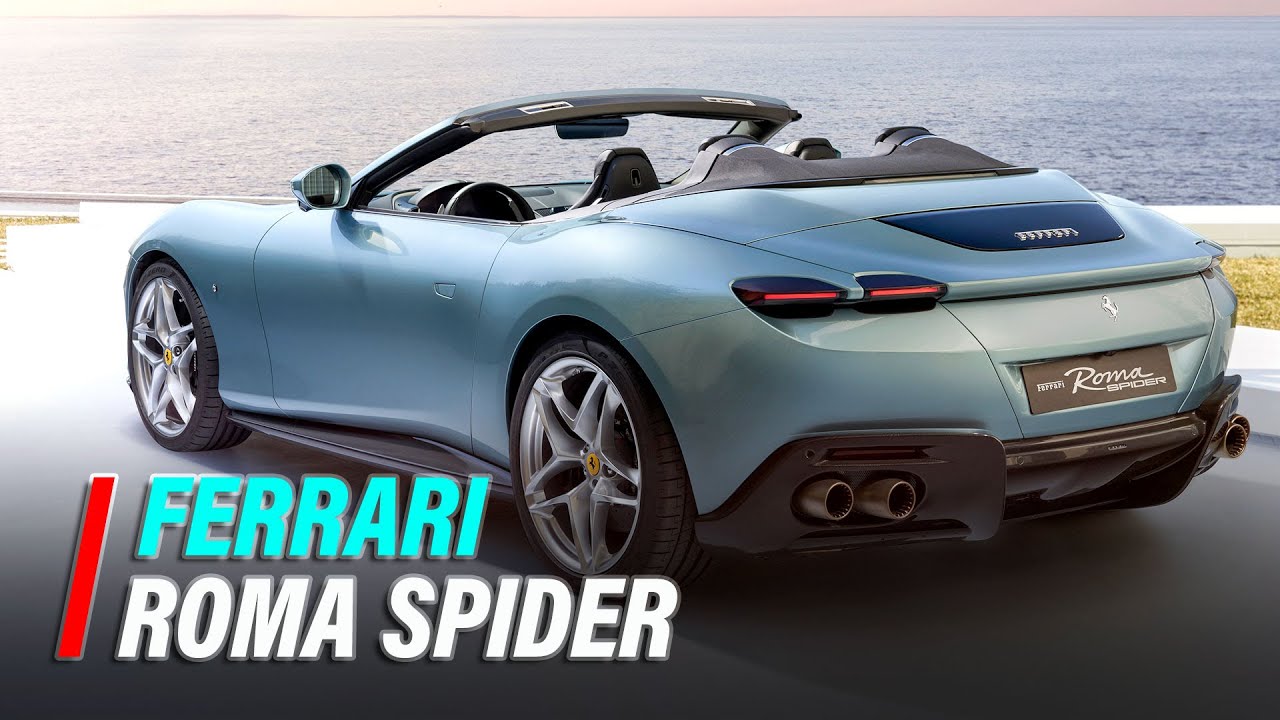First Look: New Ferrari Roma Spider V8 - YouTube