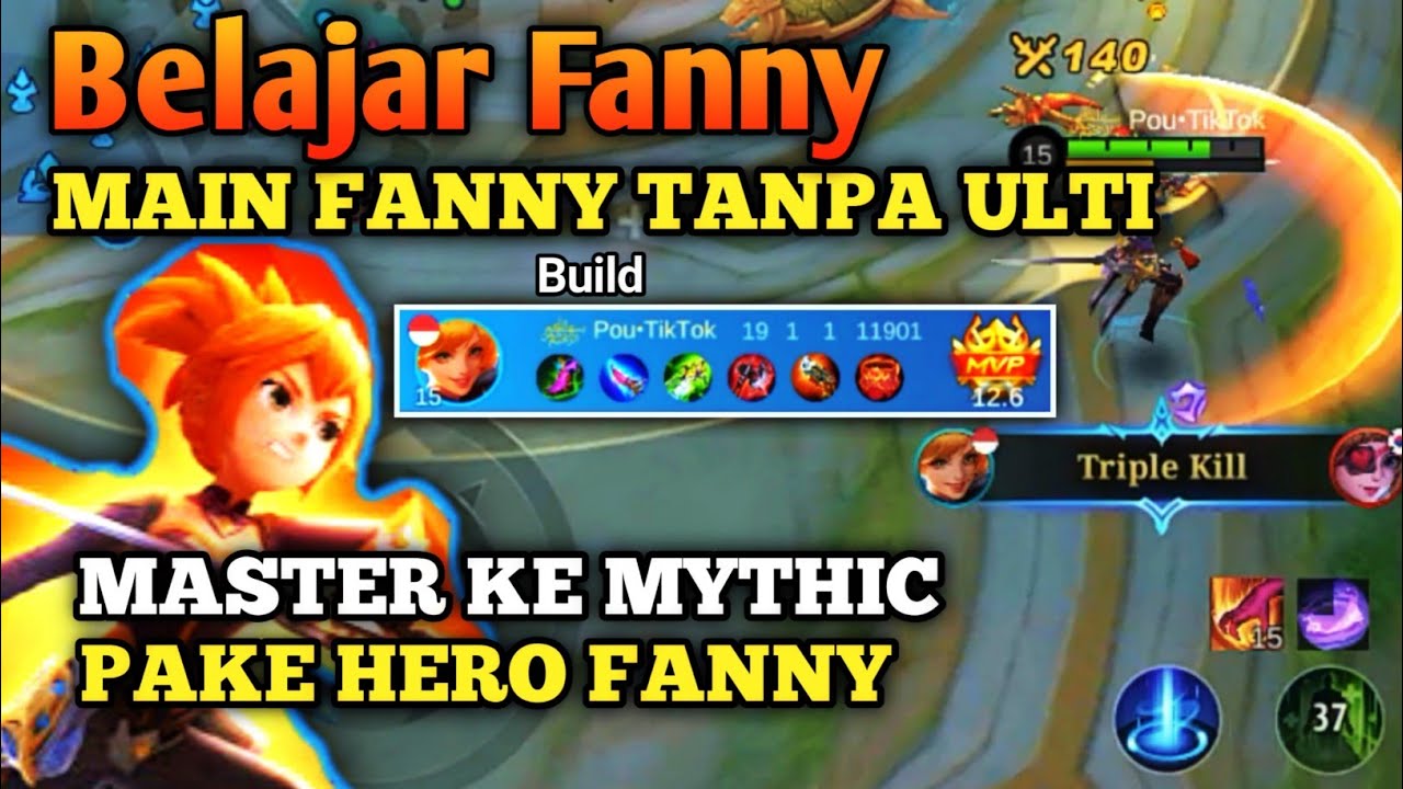 Pakai Fanny Tanpa Ulti,Solo Rank Di Master Sampai Mythic,Sekalian ...