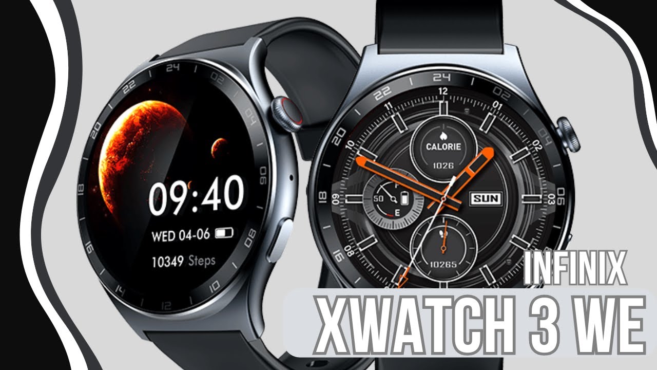 Infinix XWatch 3 WE: Tela AMOLED e Bateria de 10 Dias! Carregamento por ...