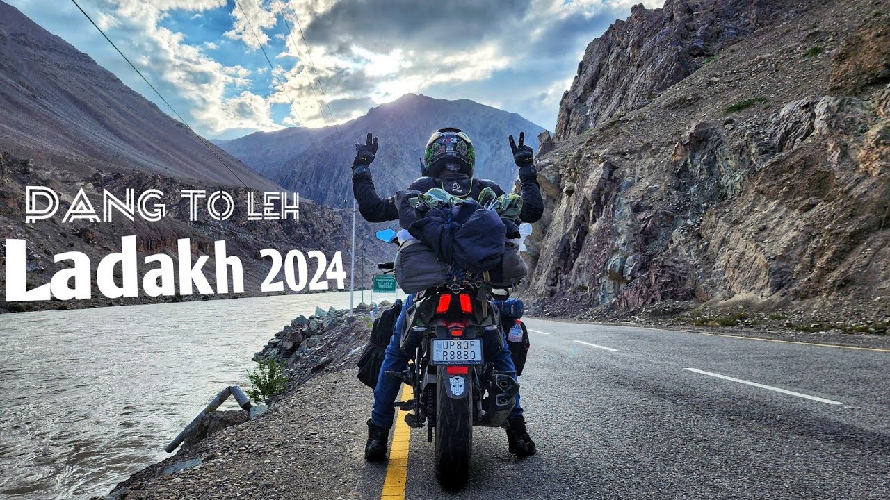 Ladakh Pahuch Gaye😍 | Day 6 Pang To Leh Ladakh Non-Stop Ride | Ladakh ...