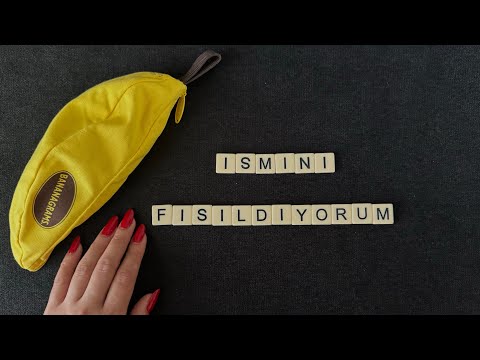 Türkçe ASMR | İsmini fısıldıyorum 🍌