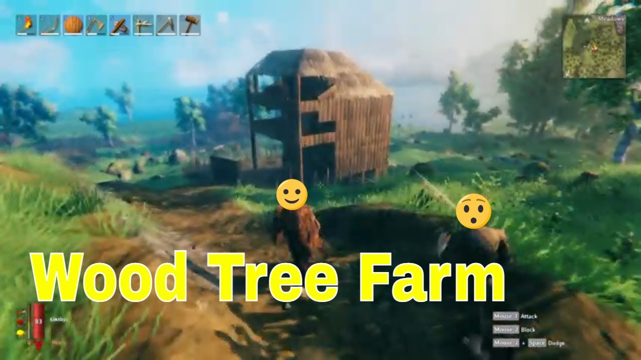 Valheim - Wood Tree Farm pt1 - Episode 12 - YouTube