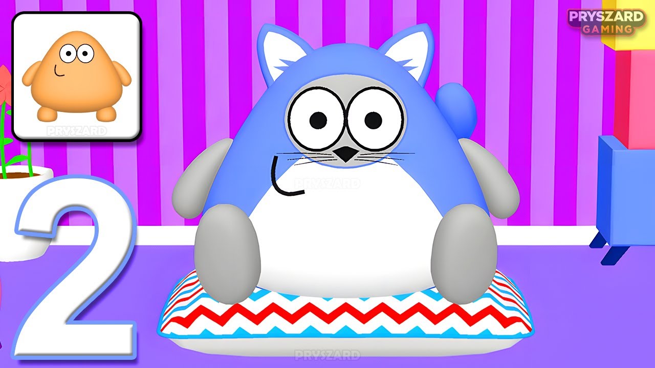 Pou 3D - Gameplay Walkthrough Part 2 - Pou 3D MiniGames (iOS, Android ...