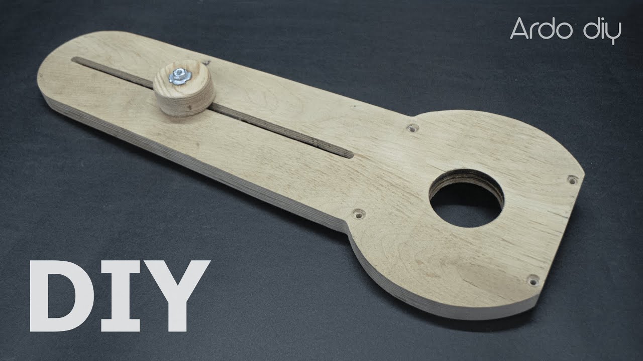 Perfect Circles Every Time! Build a Router Jig Step by Step DIY Tutorial - YouTube