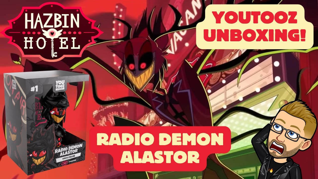 Hazbin Hotel Radio Demon Alastor Youtooz Unboxing - YouTube