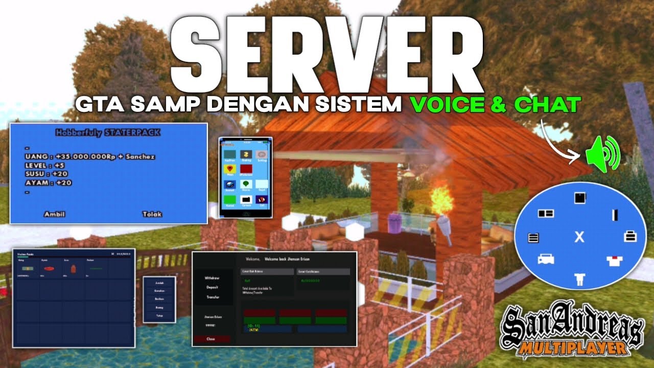 SERVER SAMP ANDROID DENGAN SISTEM VOICE & CHAT !! GTA SAMP ROLEPLAY ...