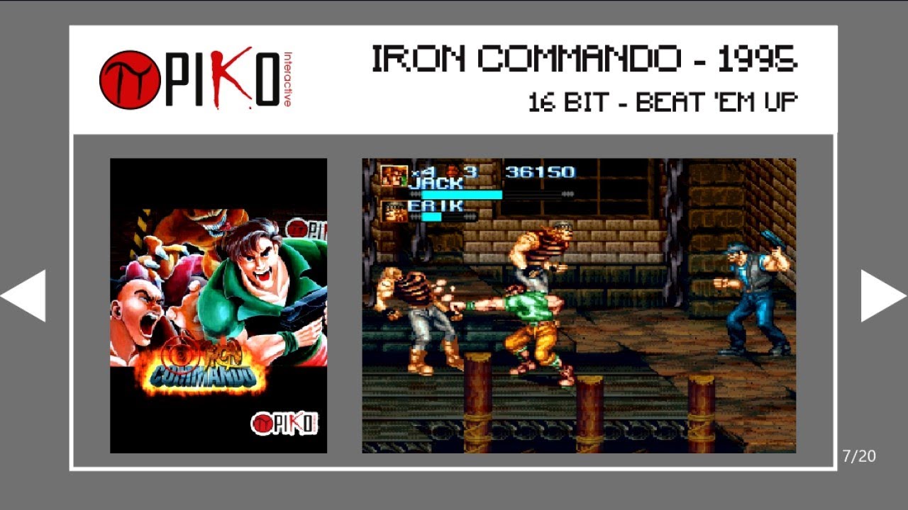 Iron Commando | Piko Interactive Collection 1 | Game 7 of 20 | Evercade ...