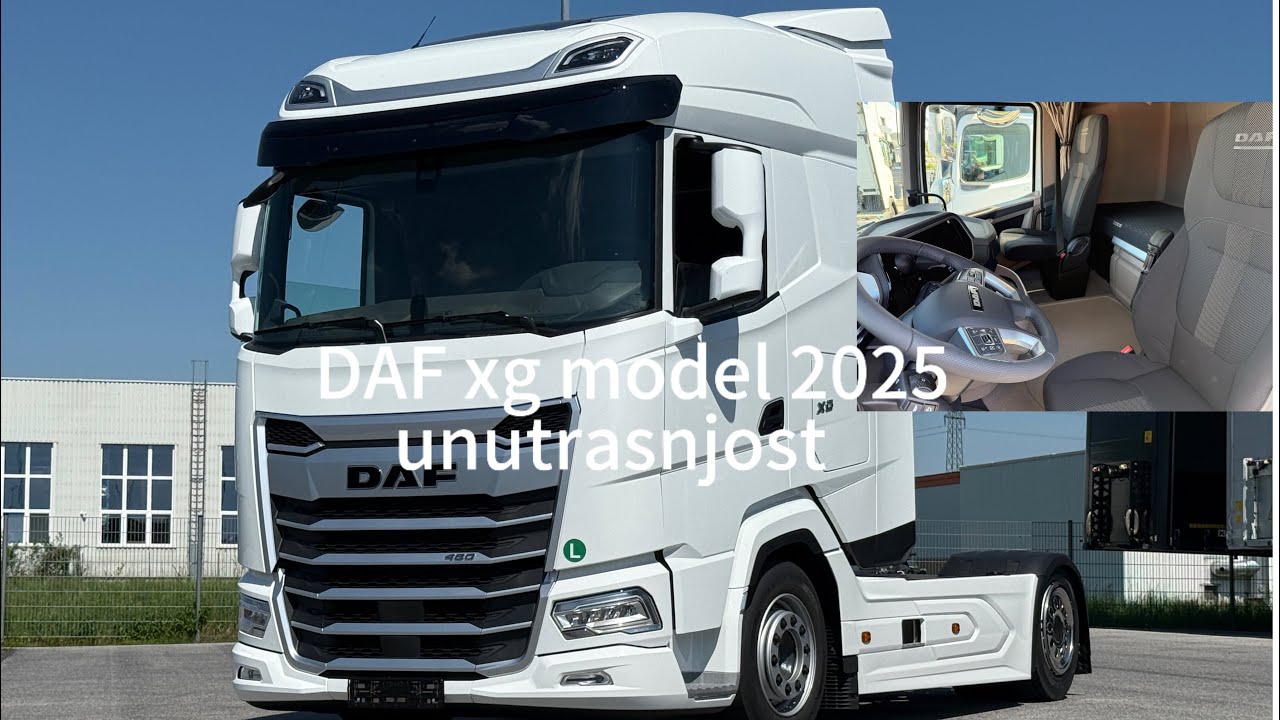 Novi DAF XG model 2025 unutrasnjost oprema cijena PART 2 - YouTube