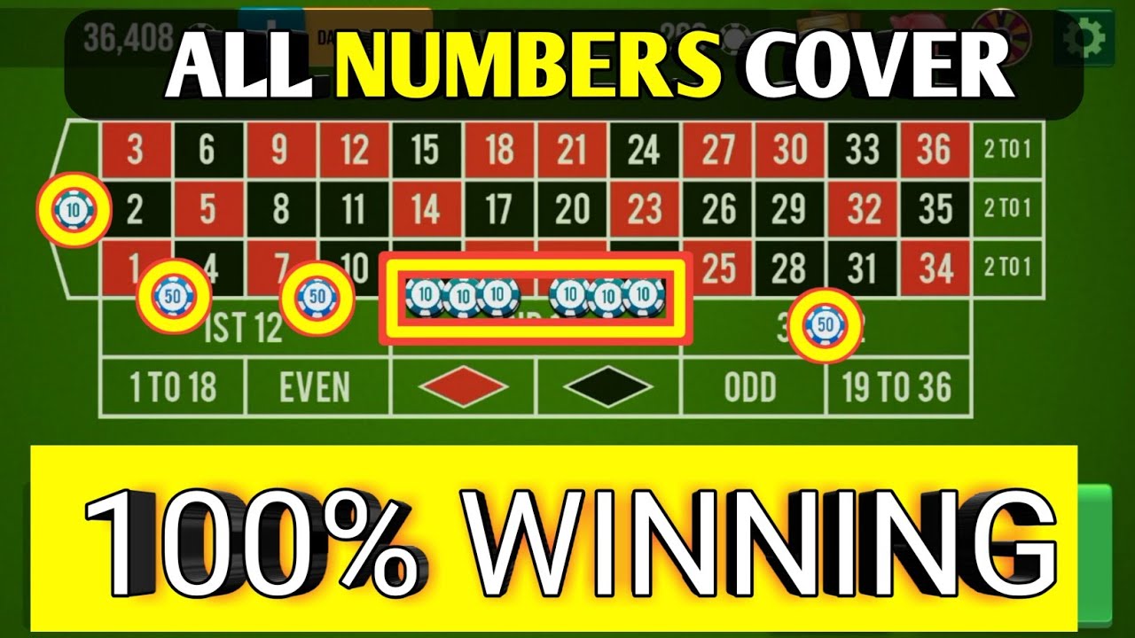 100% Winning All Numbers Cover 🌹🌹 || Roulette Strategy To Win - YouTube