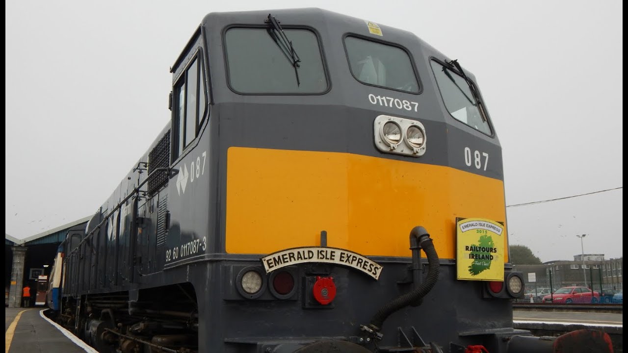 Emerald Isle Railtour at Limerick Station 2-10-2015 - YouTube
