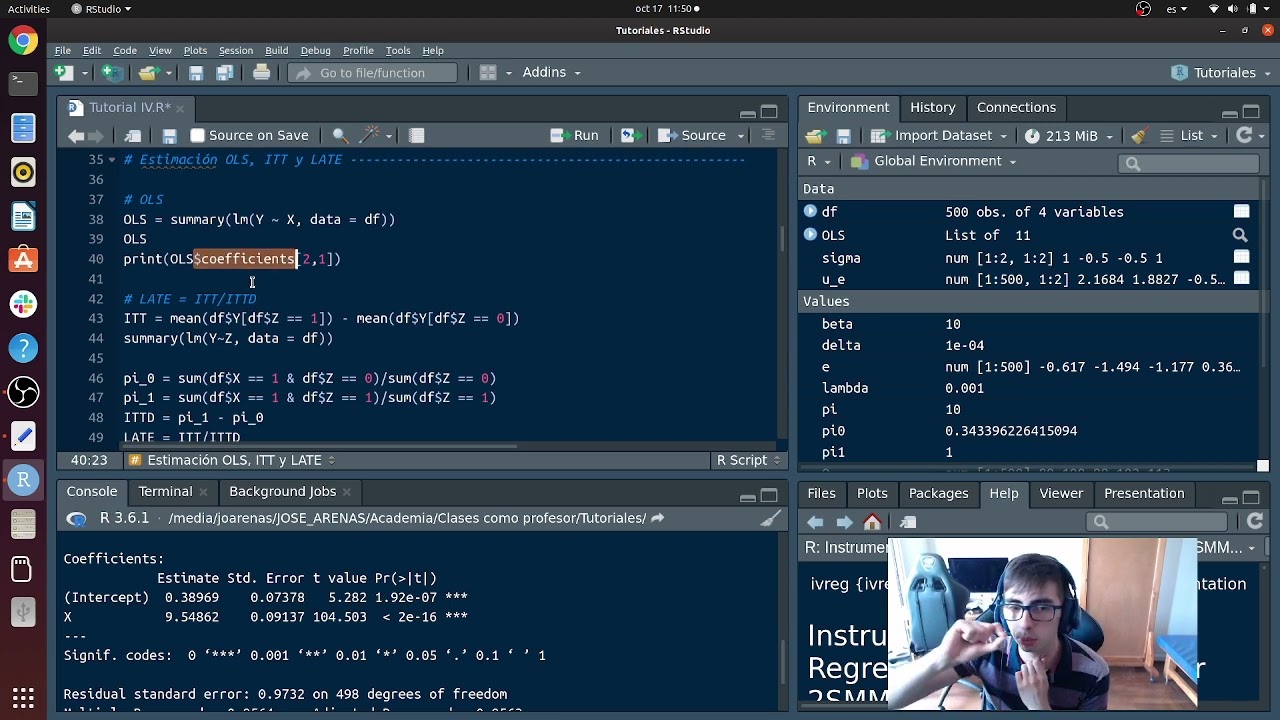 Tutorial IV Rstudio - YouTube