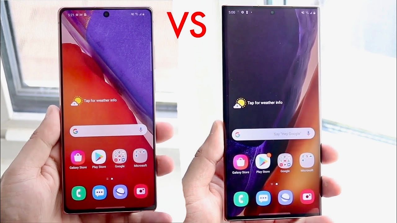 Samsung Galaxy Note 20 Ultra Vs Samsung Galaxy Note 20 In 2023 ...