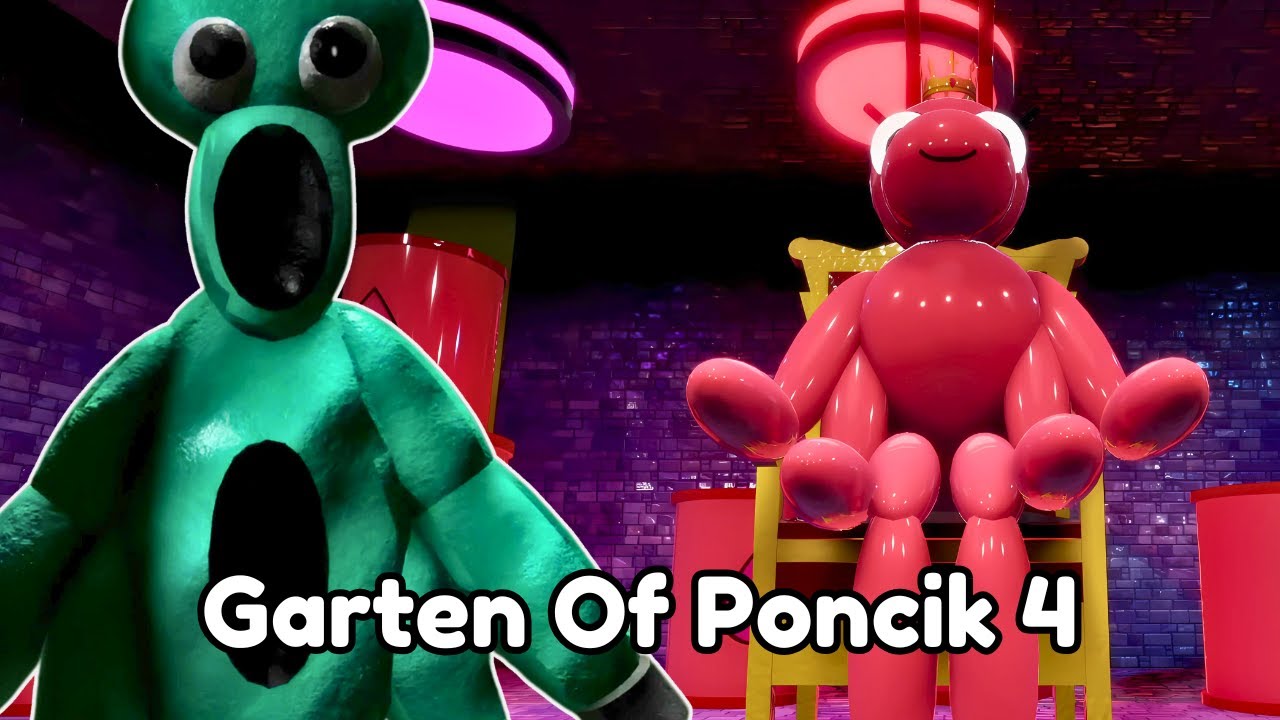 Garten Of Poncik 4 - Roblox - Full Game Walkthrough - YouTube