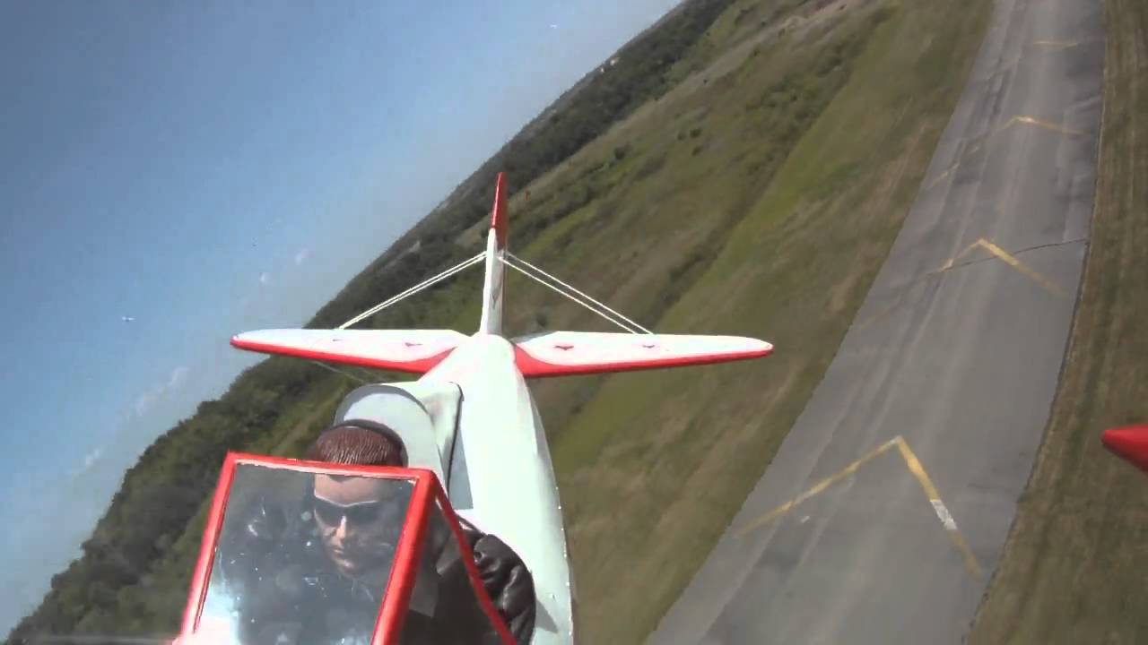 1/3 Scale RC Red Baron Stearman Squadron On-Board Video from GCRCC ...