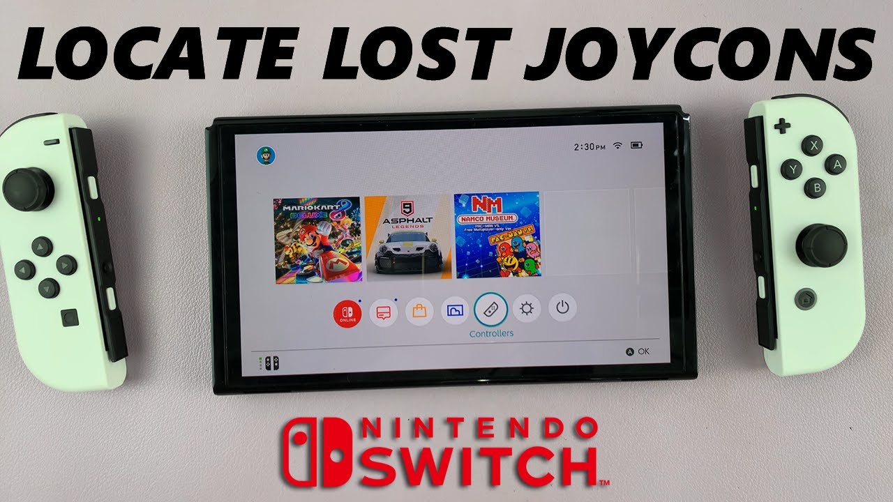 How To Find Lost Nintendo Switch JoyCons (Controllers) - YouTube