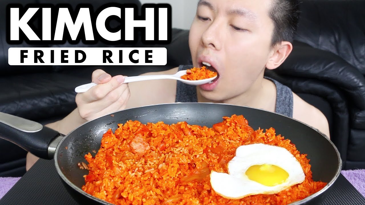 Korean KIMCHI FRIED RICE Mukbang (**Super Spicy**) | Korean Mukbang ...