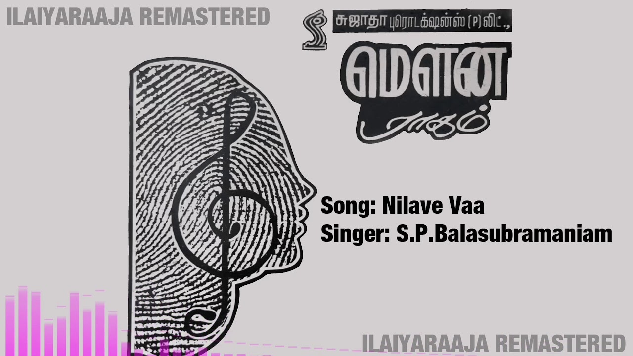 Nilave Vaa | Mouna Raagam | S.P.Balasubramaniam | Ilaiyaraaja ...