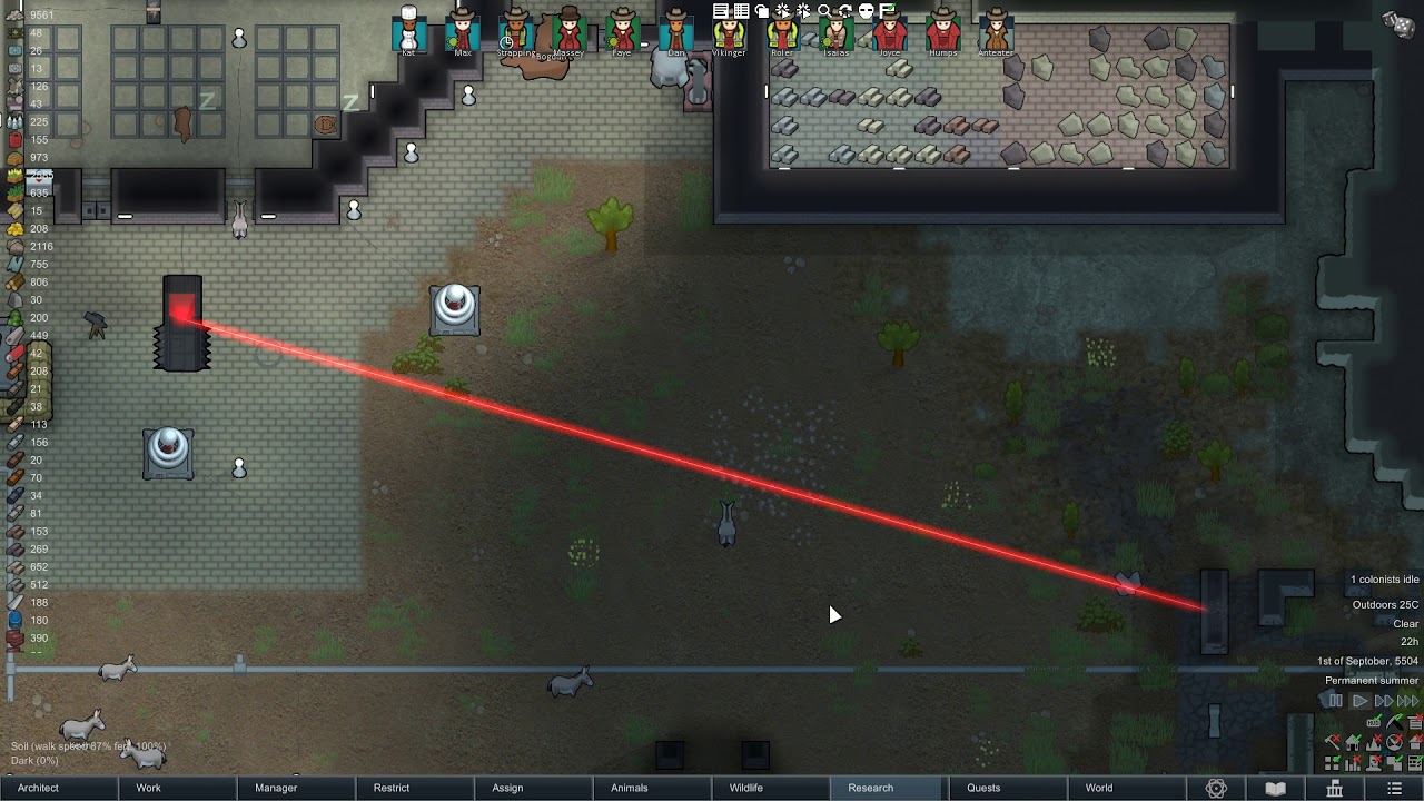 RimWorld Obelisk Turret Test - YouTube