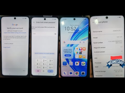 HONOR X7B CLK LX2 FRP REMOVE DONE REMOTELY - YouTube
