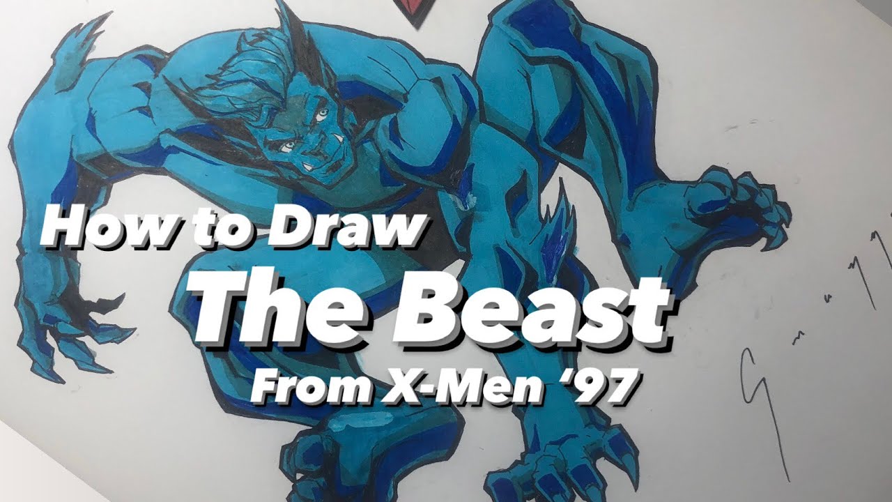 How to Draw The Beast From X-Men ‘97 - YouTube
