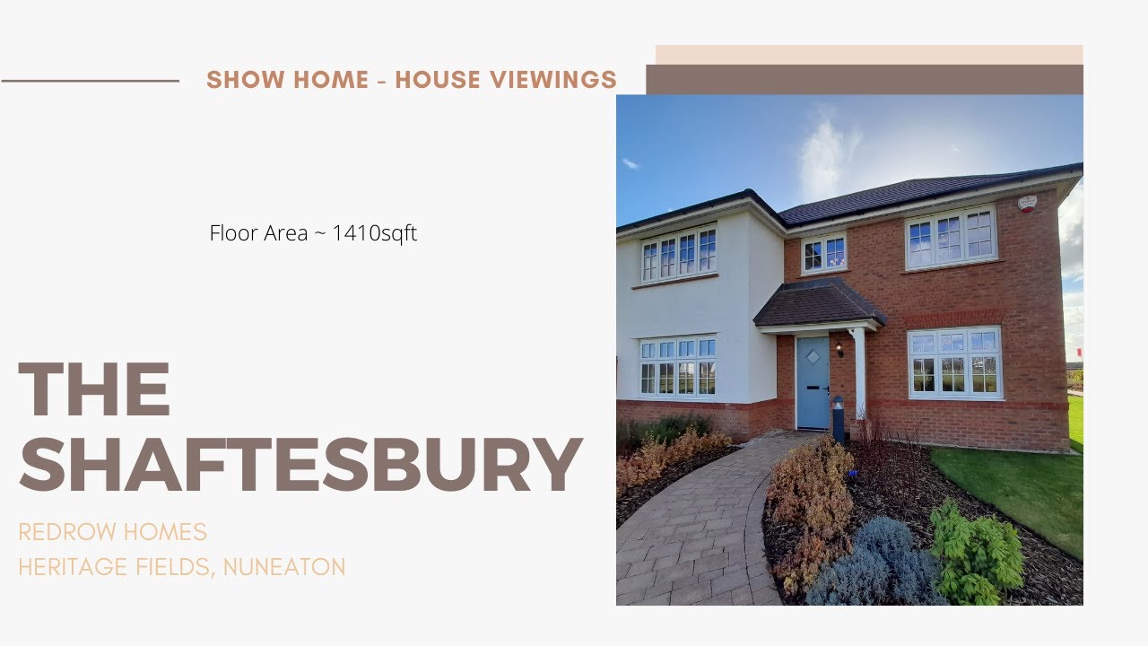 New Build | Show Home Tours | The Shaftesbury | Redrow Homes | Heritage ...