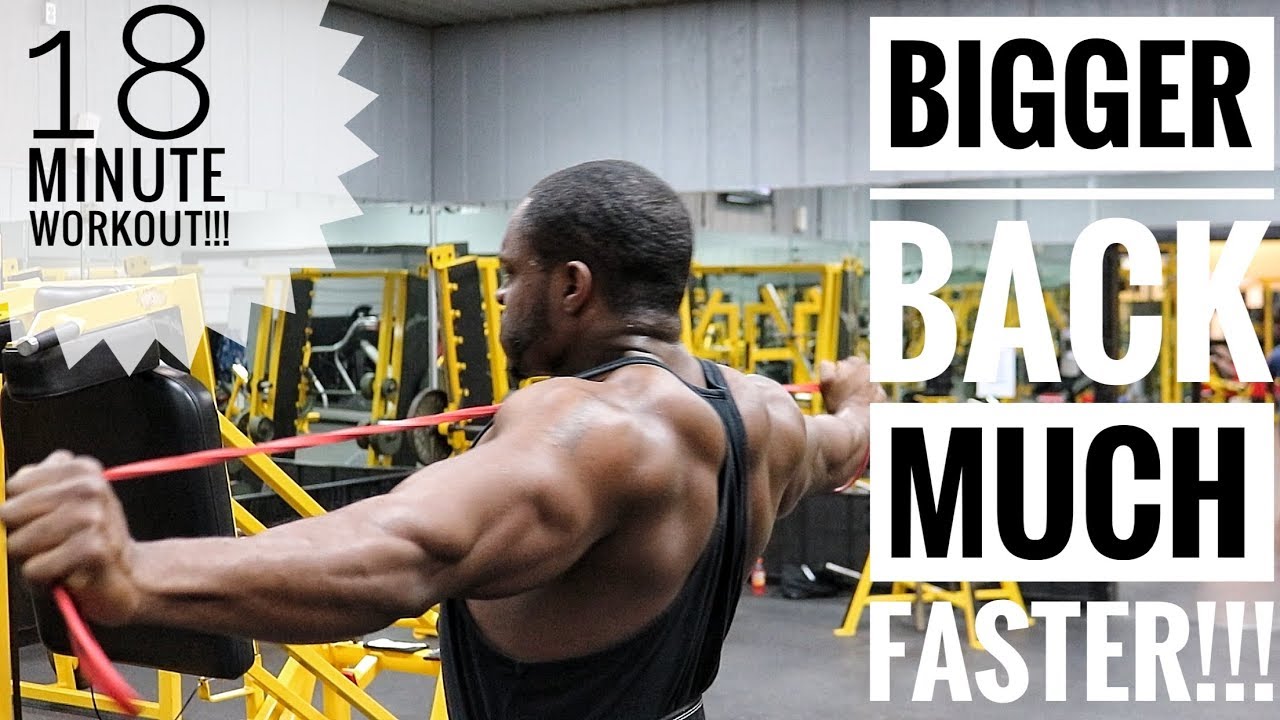18 Minute Back & Traps Workout!!!! | INTENSE & EFFECTIVE - YouTube