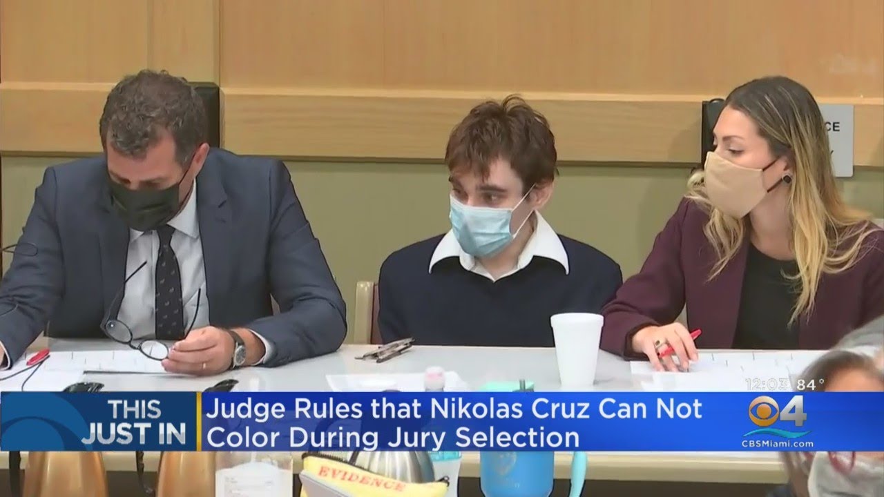 Judge: Cruz Cannot Color During Jury Selection - YouTube