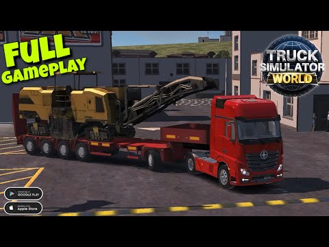 NEW GAME RELEASE! FULL GAMEPLAY | TRUCK SIMULATOR WORLD by EDWARDS SIR