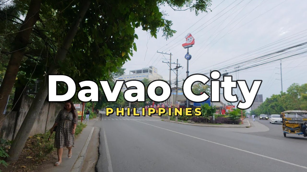 Davao Street: A 4K Walking Tour Exploration Davao City, Philippines ...