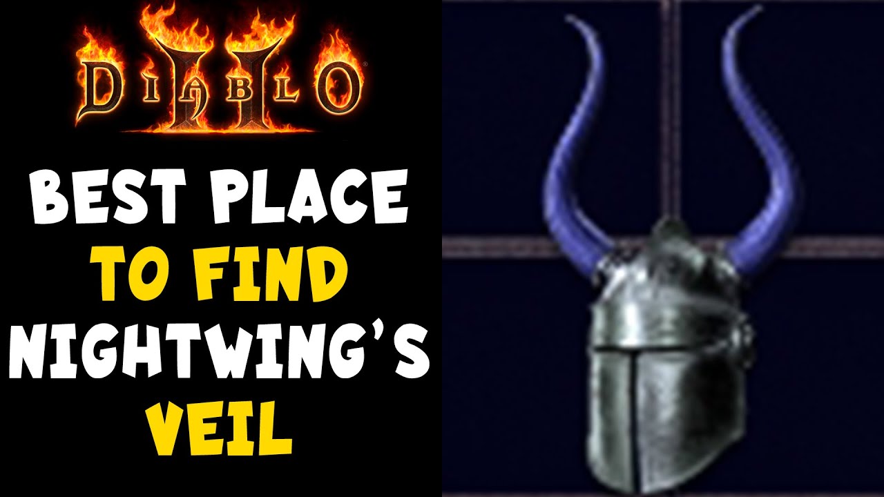 Best Place to Find Nightwing's Veil in Diablo 2 Resurrected D2R - YouTube