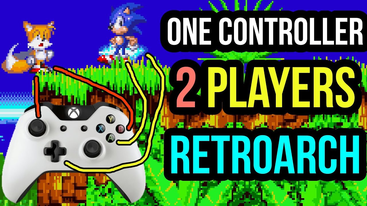 One Controller 2 Players in RetroArch - YouTube