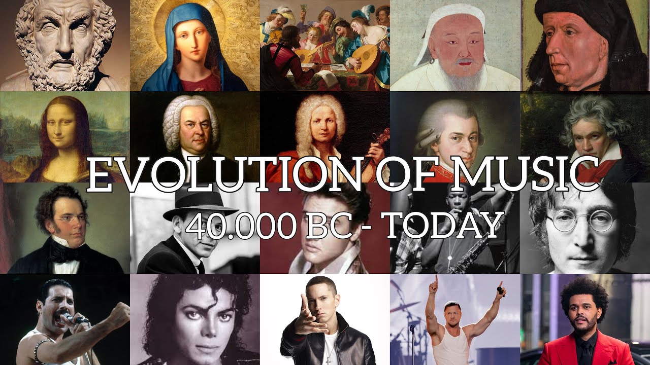 EVOLUTION OF MUSIC (40.000 BC - TODAY) - YouTube