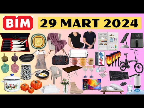 BİM 29 MART 2024 GÜNCEL KATALOĞU | BİM GİYİM - BİM MUTFAK ÜRÜNLERİ | BİM ÇEYİZLİK | BİM BU CUMA