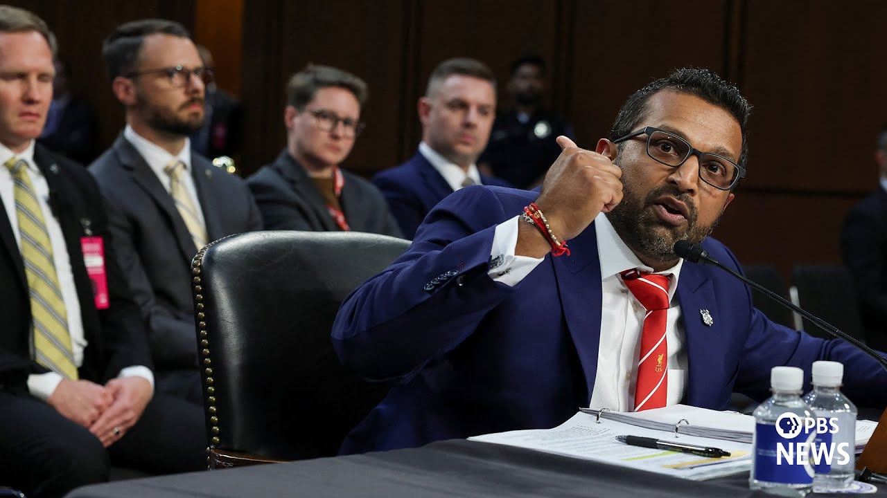 WATCH: Sen. Welch questions FBI Director Patel on social media posts ...
