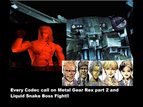 Metal Gear Solid Inregral: All codec calls on Metal Gear Rex part 2 and ...