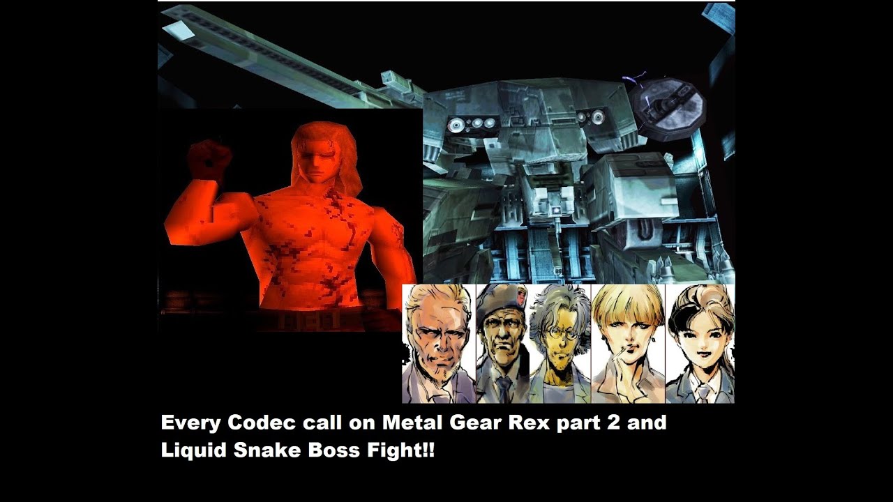 Metal Gear Solid Inregral: All codec calls on Metal Gear Rex part 2 and ...