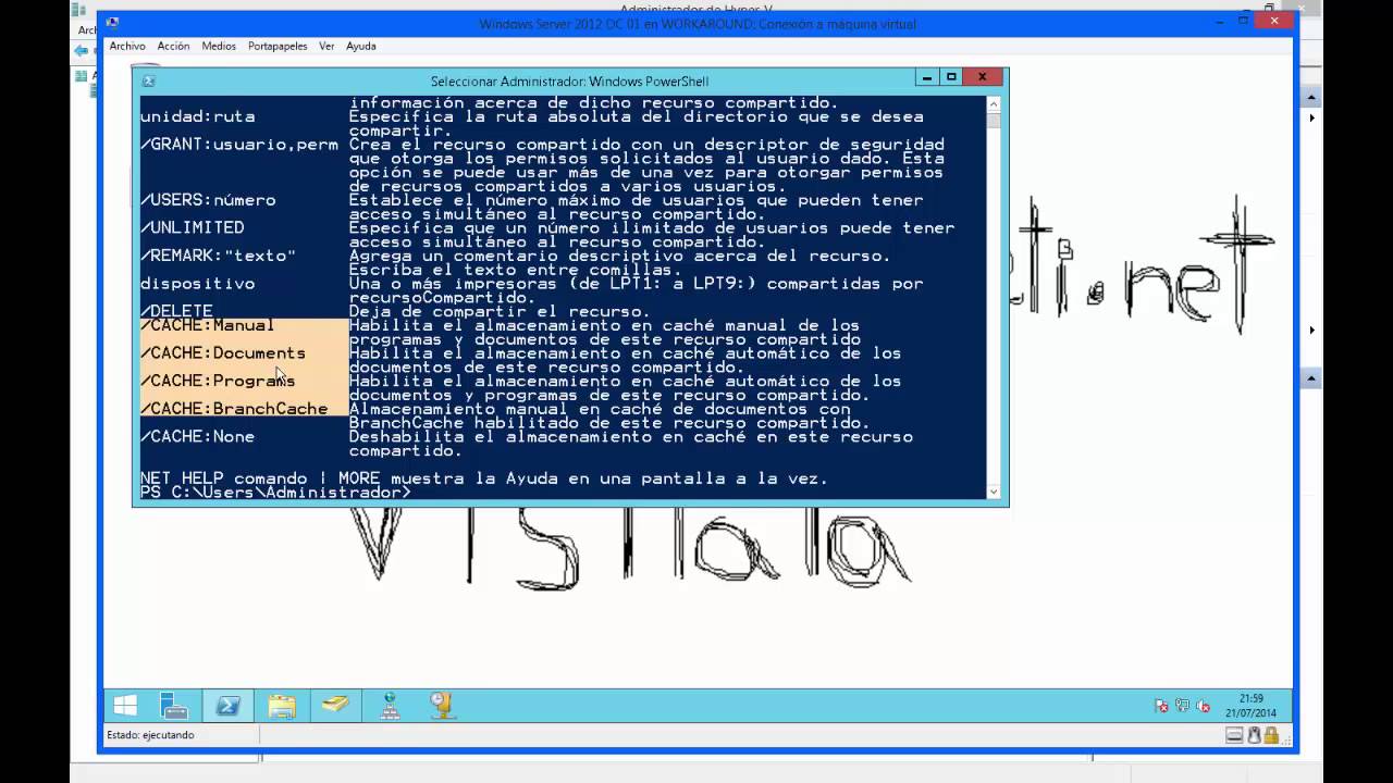 RedesCMD - El comando net share (funcionalidad muy limitada) - YouTube
