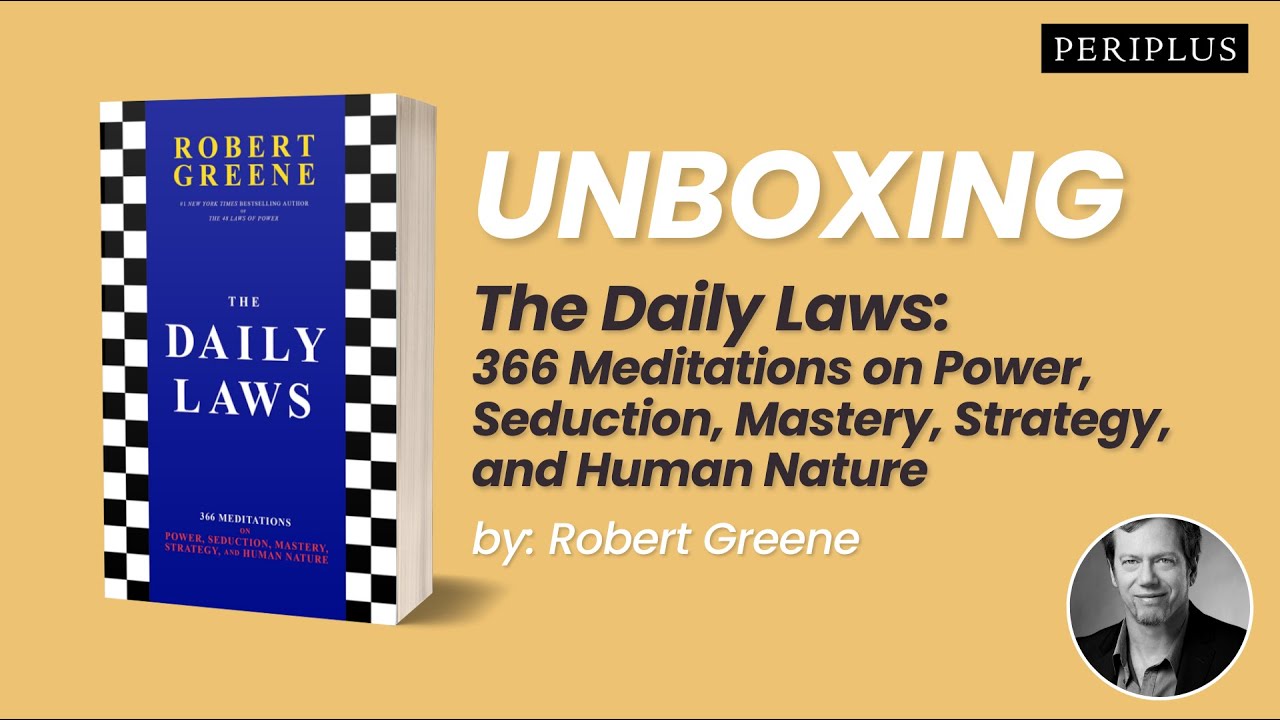 UNBOXING | The Daily Laws : 366 Meditations from the author of the ...