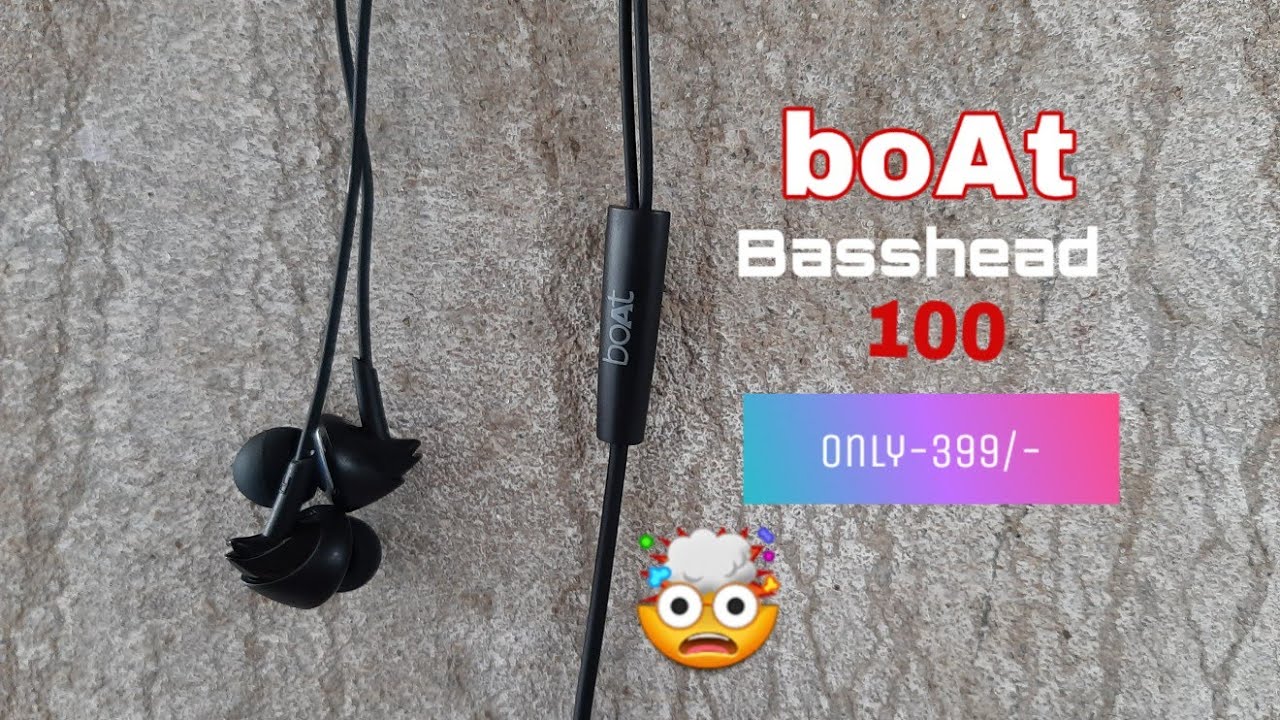 boAt Basshead 100 Earphones Unboxing and Review|Best Under 400rs|# ...