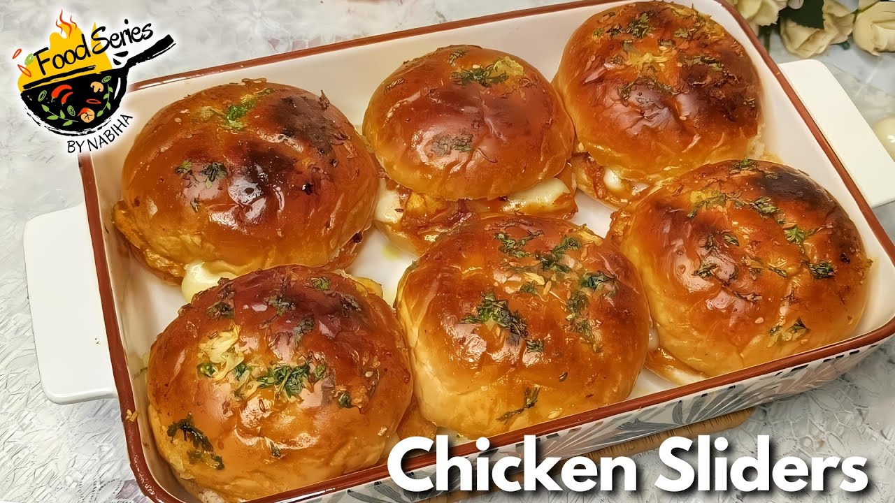 Chicken Sliders | Cheesy Chicken Sliders | How to Make Chicken Sliders ...