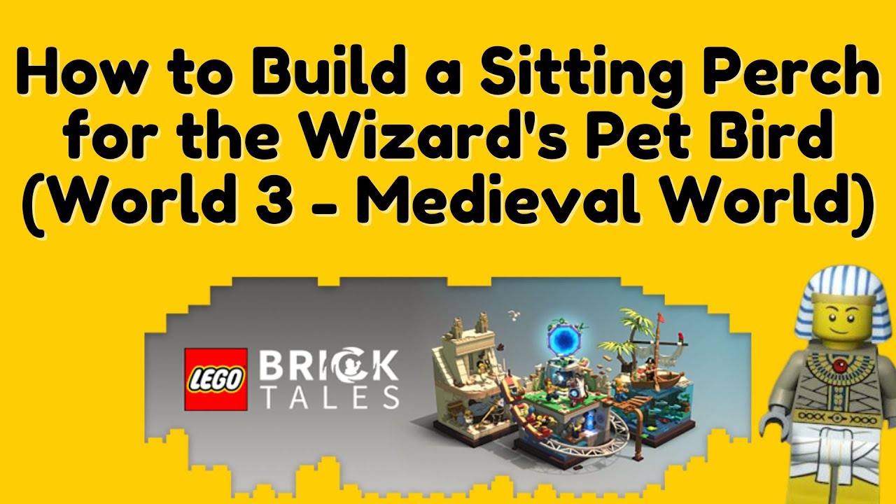How to build a sitting perch for the wizard's pet bird - Lego ...