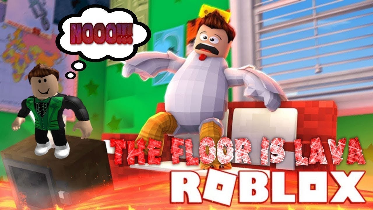 Playing The Floor Is Lava (Roblox) - YouTube