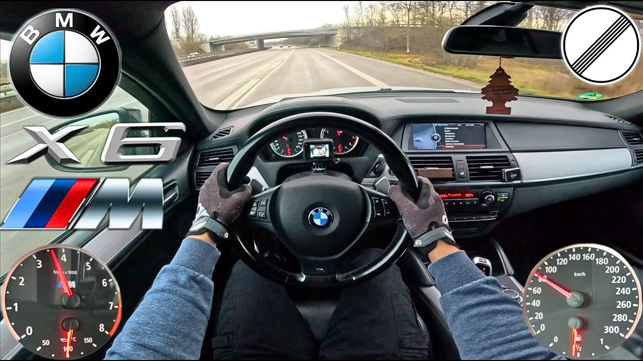 BMW X6M Autobahn Top Speed Drive POV - YouTube