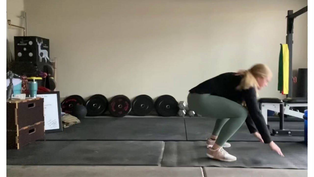 Broad Jump to Reverse Bear Crawl - YouTube